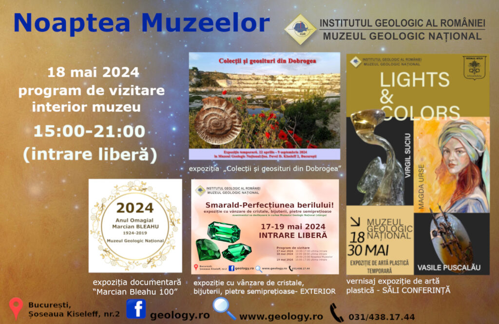 Noaptea Muzeelor – Muzeul Geologic Național